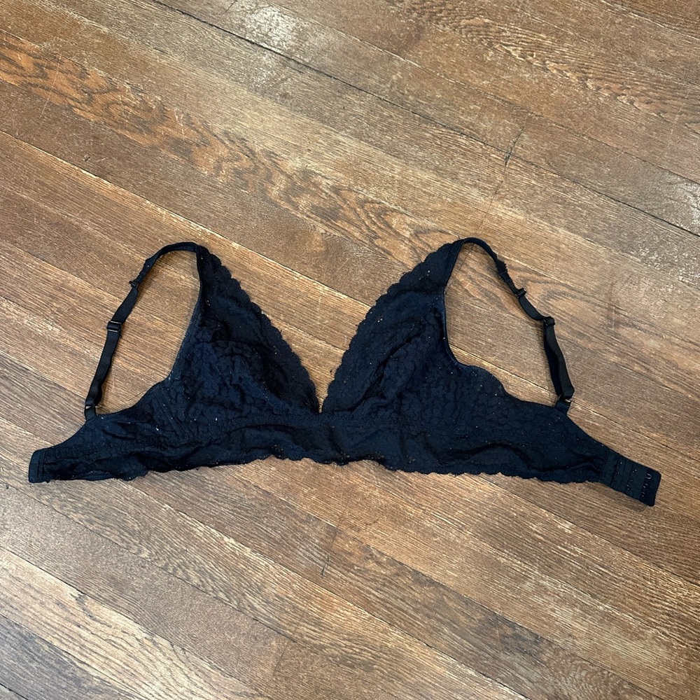 Wacoal Black Lace Triangle Bra - Gem